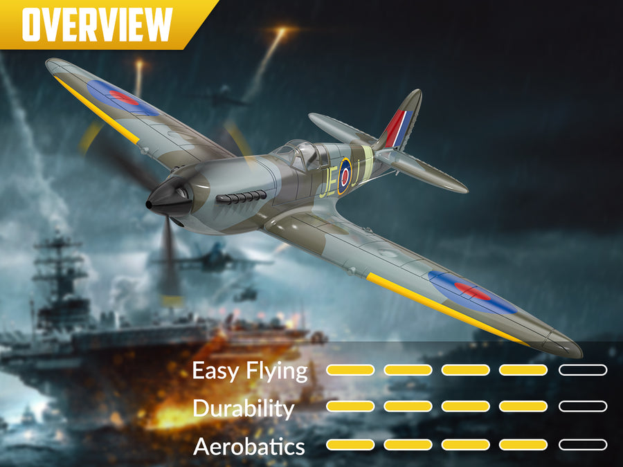 VolantexRC Airplane For Sale Spitfire with Xpilot Stabilizer - EXHOBBY