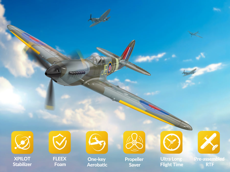 VolantexRC Airplane For Sale Spitfire with Xpilot Stabilizer - EXHOBBY