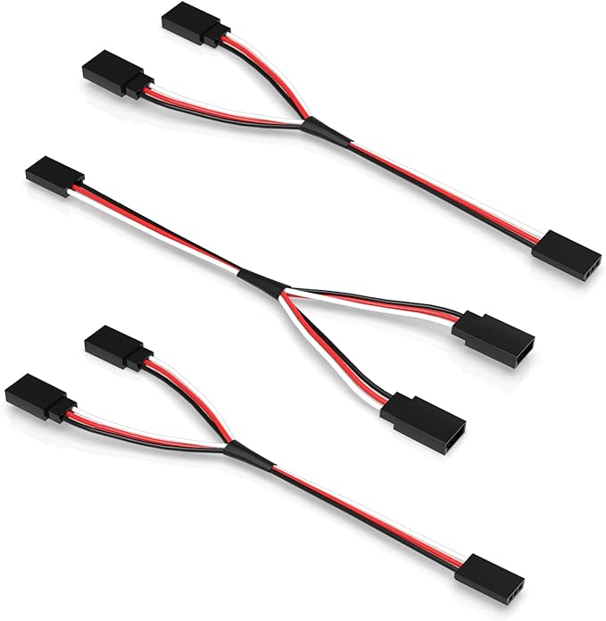 RC Servo Extension Cables for Futaba & JR Servos