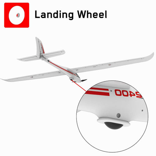 Phoenix 2400 5-CH RC Glider with 2.4M Wingspan