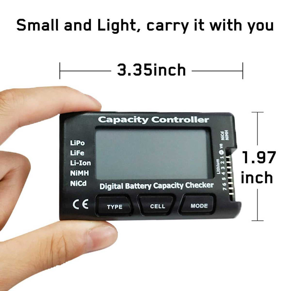 RC CellMeter-7 Battery Checker for LiPo/LiFe/Li-ion/NiMH/NiCd